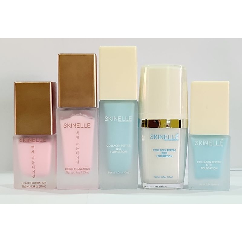 Skinelle Duo foundation blue foundation pink. Mengecilkan pori dan ...