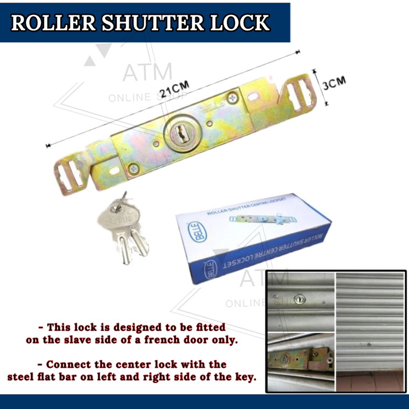 BELLE ROLLER SHUTTER LOCK (RSL-01) | Shopee Malaysia