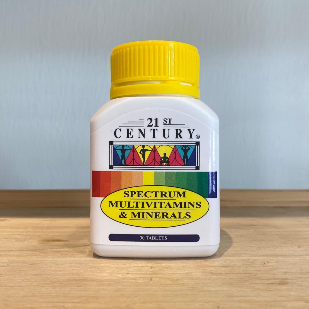 21st Century Spectrum Multivitamins & Minerals (30 Tablets) | Shopee ...