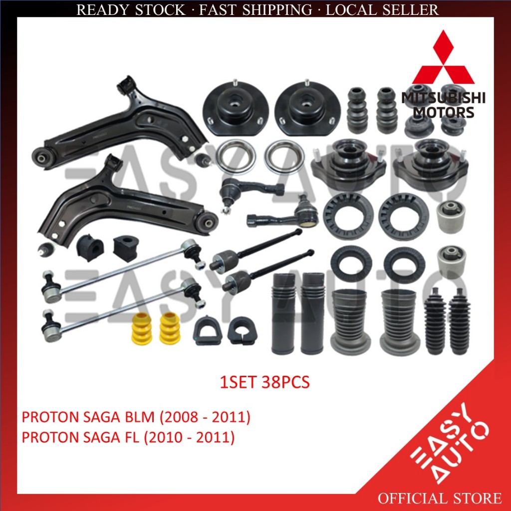 1SET 38 PIECES !!! PROTON SAGA BLM /SAGA FL -FULL SET FRONT REAR ...