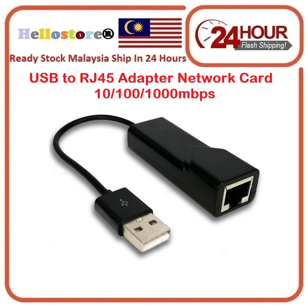 USB to RJ45 Adapter Network Card 1000mbps For Windows 7/8/10 Android | Shopee Malaysia