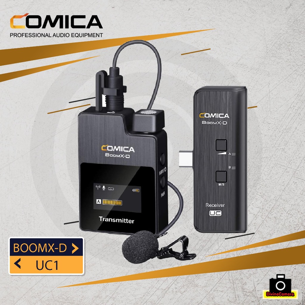 Comica Audio BoomX-D UC2 Ultracompact 2-Person Digital Wireless ...