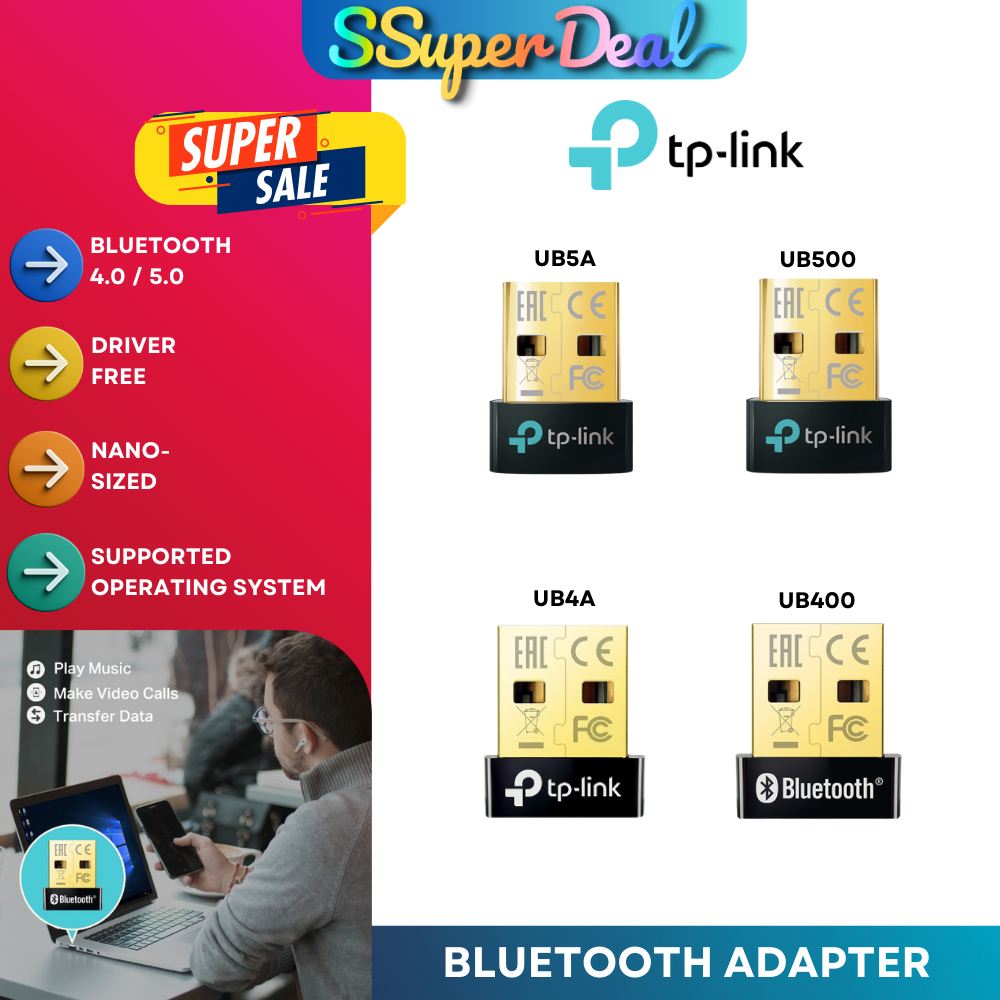 TP-LINK Bluetooth 4.0 Nano USB Adapter / Bluetooth 5.0 Nano USB Adapter ...