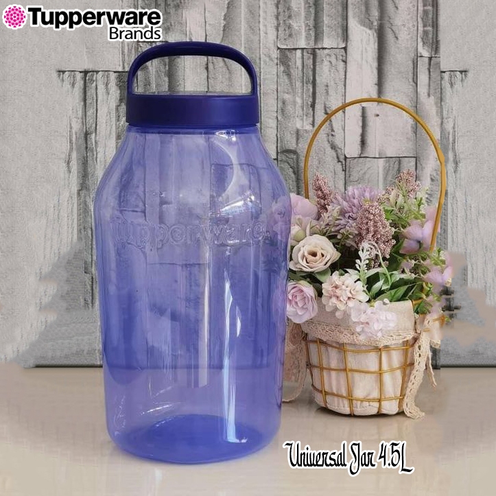 🔥READY STOCK🔥 Original Tupperware Universal Jar 4.5L - Blue - Airtight ...