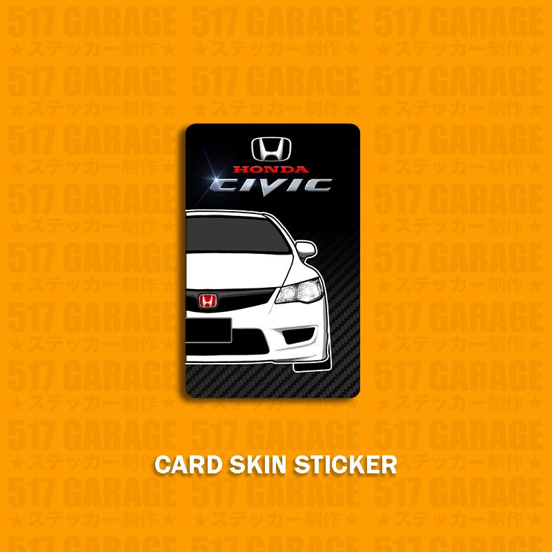 HONDA CIVIC FD STICKER FOR TNG ATM NFC DEBITCARD BANAPASSPORT ACCESS ...