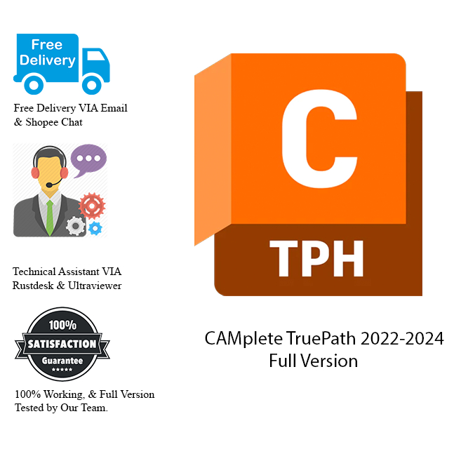 CAMplete TruePath 2022-2024 Full Version | Shopee Malaysia