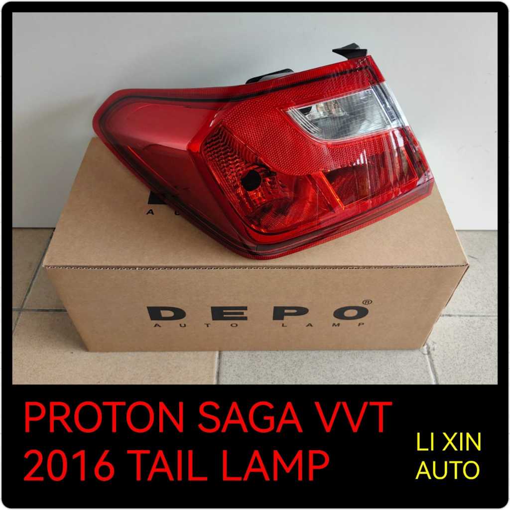 PROTON SAGA VVT 2016-2022 TAIL LAMP TAIL LIGHT ( DEPO ) LAMPU BELAKANG ...