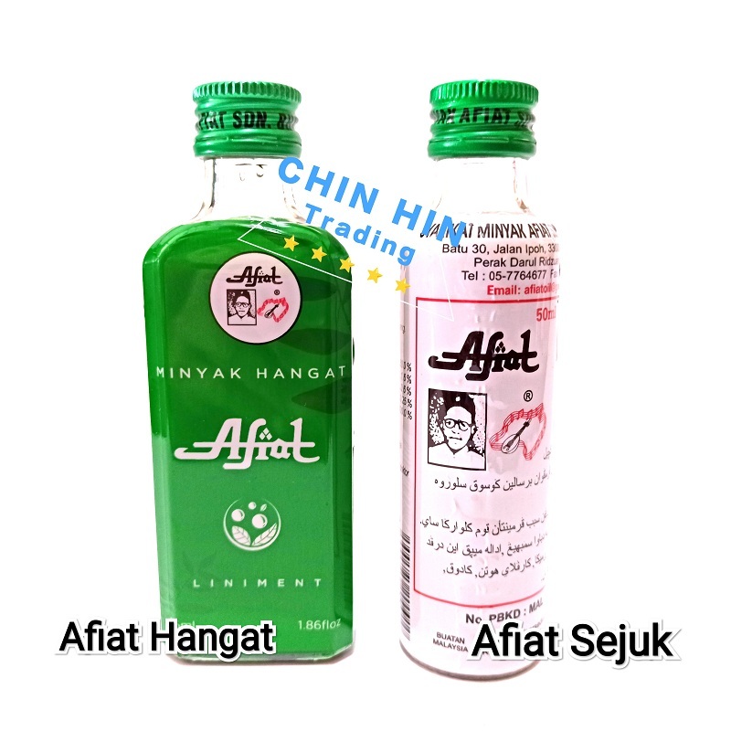 [AFIAT] Minyak Afiat Biasa / Hangat ( 50ml per bottle ) | Shopee Malaysia