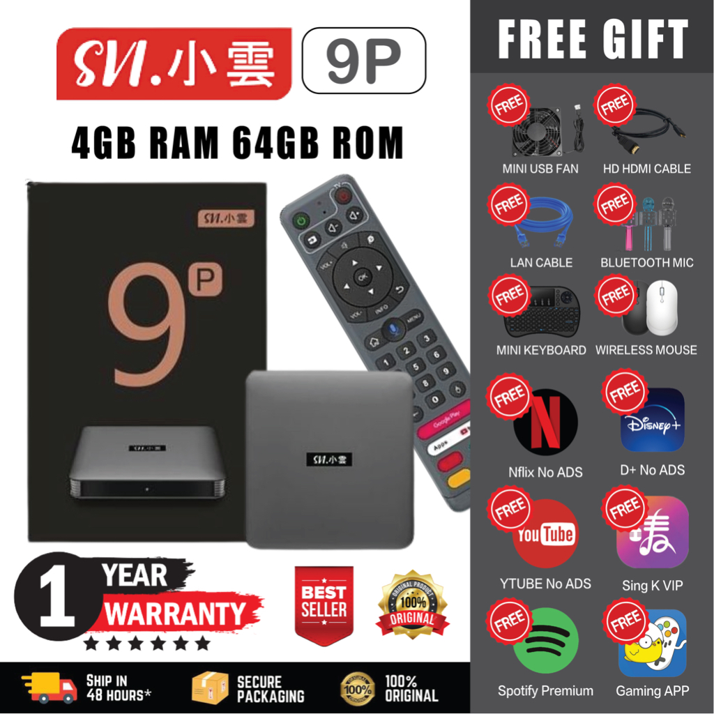 SVI 9S 9P 4GB RAM 64GB MEMORY SVICLOUD BUY 1 FREE 12 ONE YEAR WARRANTY | Shopee Malaysia