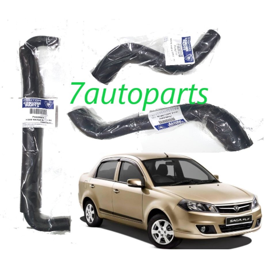 Original Proton Saga FL Auto Radiator top & Lower & By Pass Hose Set ...