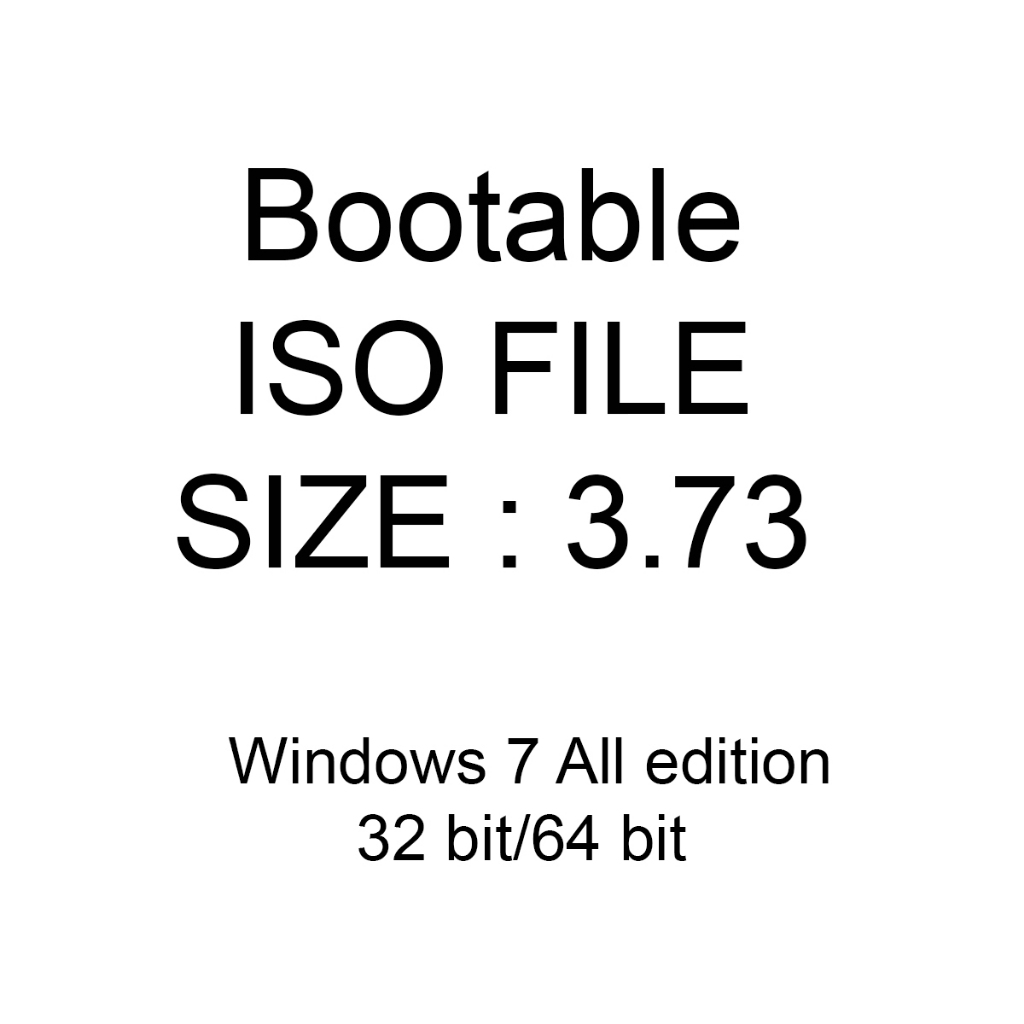 Bootable ISO file 32/64 Bit | Shopee Malaysia