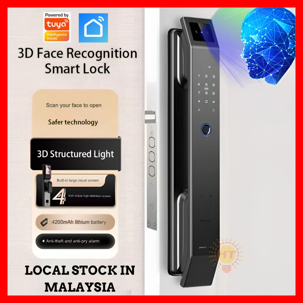 Smart Life App 3D Face Recognition Fully Automated Wifi Smart Lock Your ...
