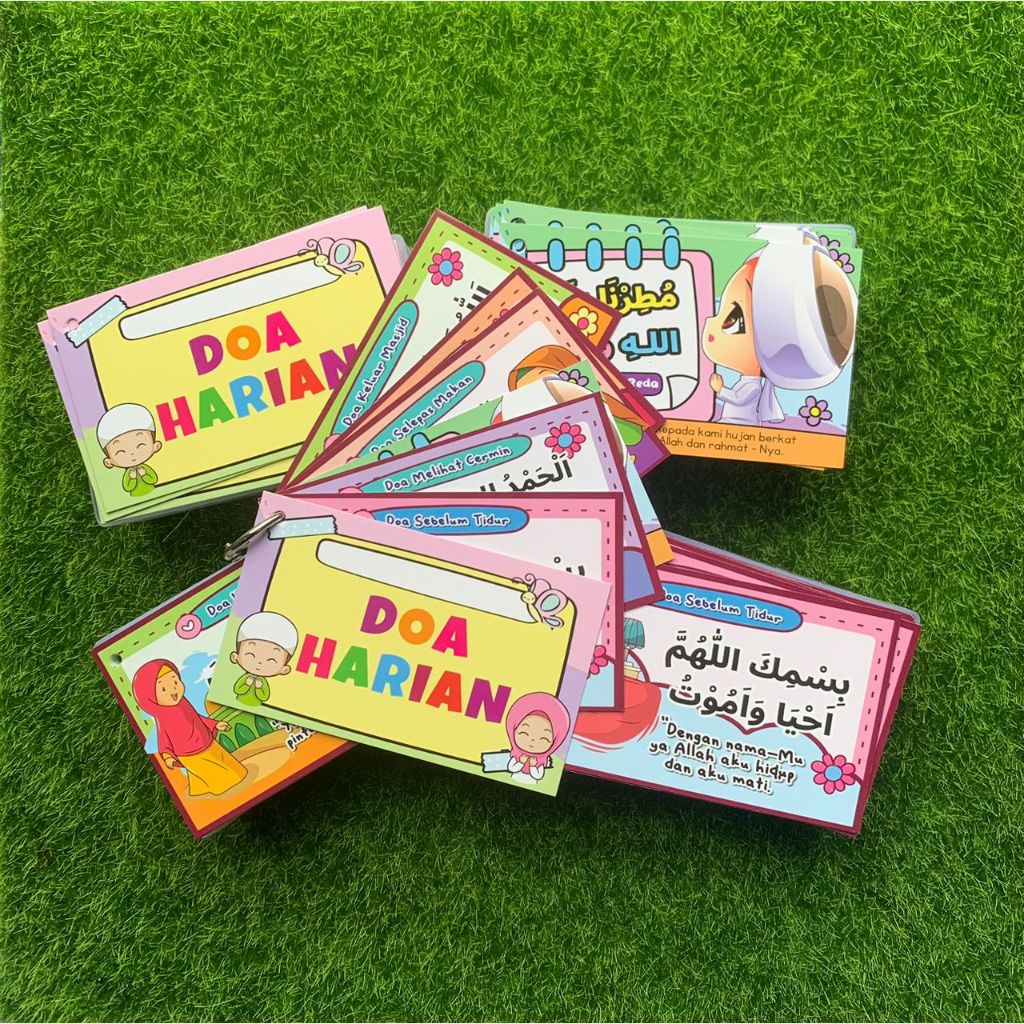 Doa Harian Koleksi Flashcard untuk Kanak-kanak Sekolah Rendah Cikgu ...