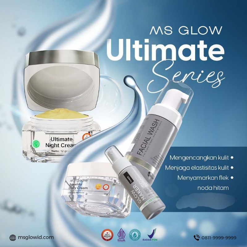 Ms Glow Skincare ULTIMATE set 4in1 | Shopee Malaysia