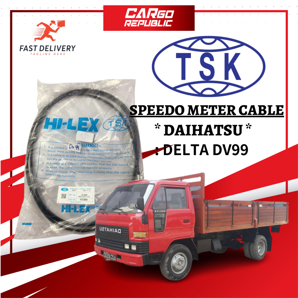 Daihatsu Delta DV99 TSK Speedo Meter Cable Quality Product | Shopee ...