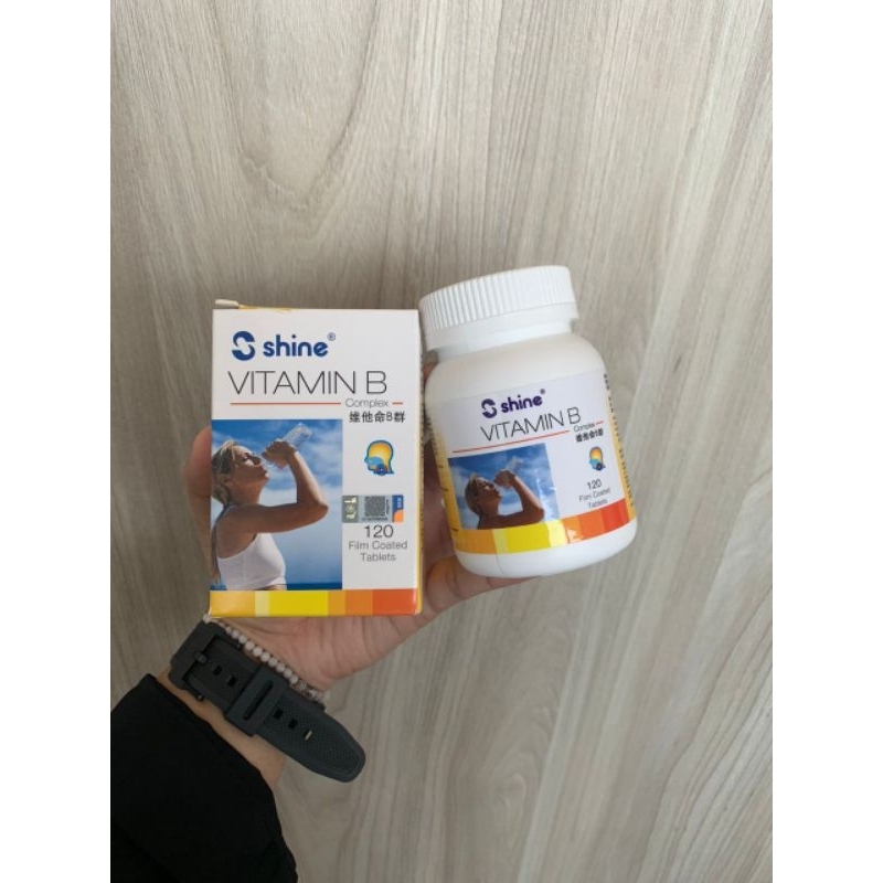 SHINE VITAMIN B COMPLEX 120 TABLETS (EXP:07/2025) | Shopee Malaysia