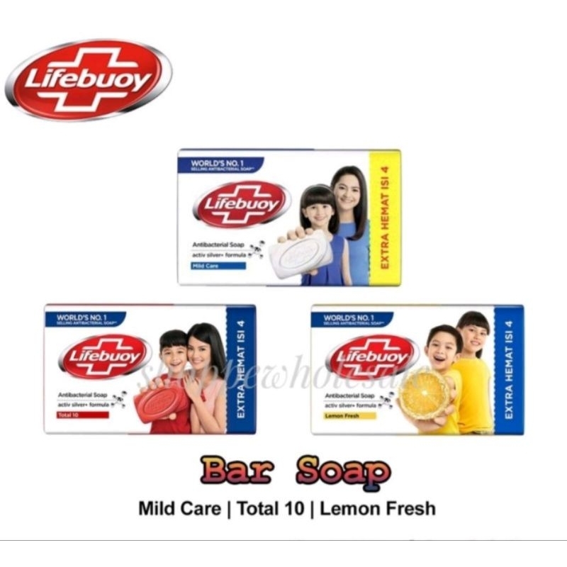 LIFEBUOY Bar Soap (4x60g / 4x100g) | Shopee Malaysia