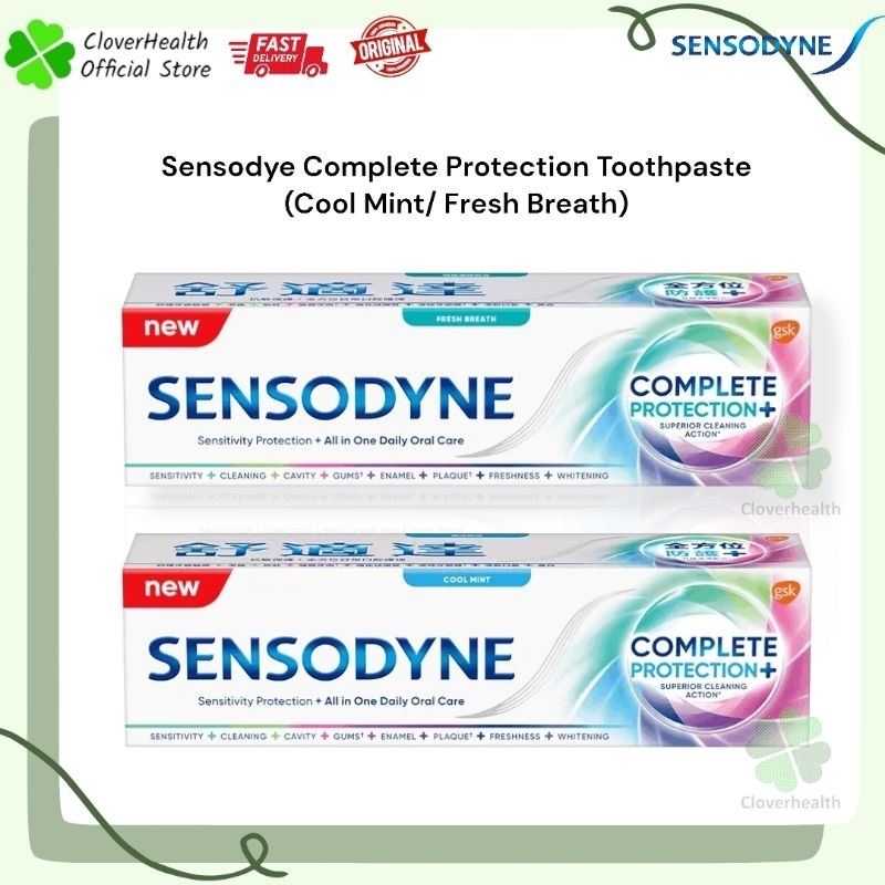 Sensodyne Toothpaste Complete Protection Fresh Breath / Cool Mint 100g ...