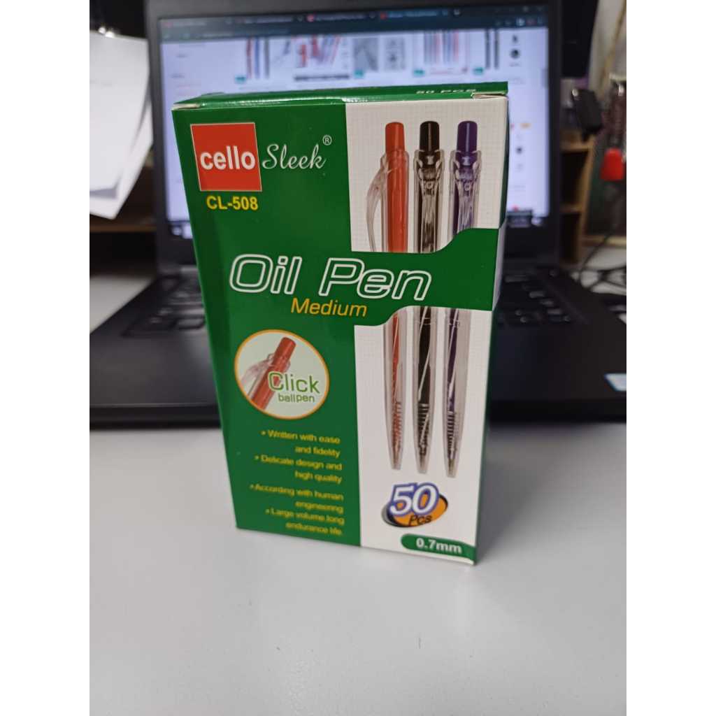 Cello oil pen 0.7 CL508 (50's per box) | Shopee Malaysia