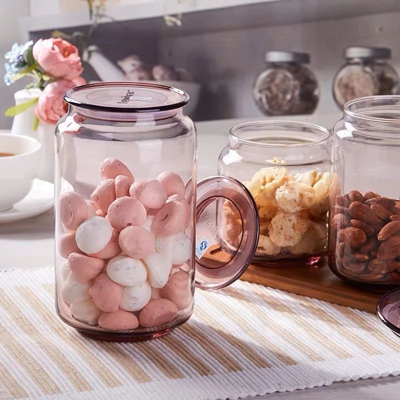 Luminarc Rondo Solid Jar Ice Pink 750ml | Shopee Malaysia