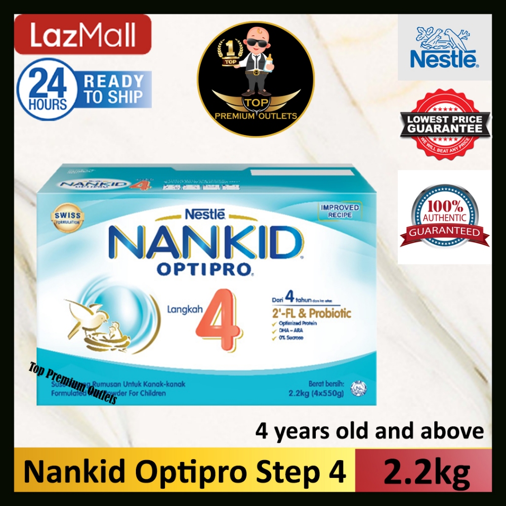Nestle NANKID OPTIPRO Step 4 (2.2kg) Exp: 10/2025 (Online Exclusive ...