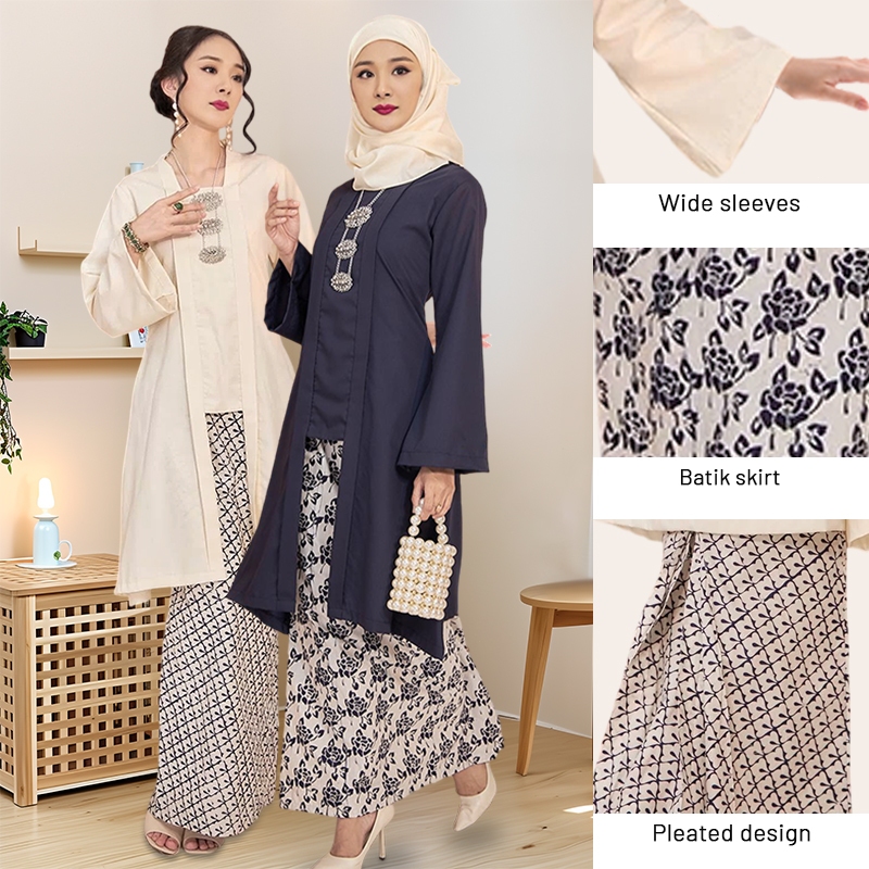 Baju Kebarung Baju Kurung Moden Leopard Print Kurung Premium Kebarung ...