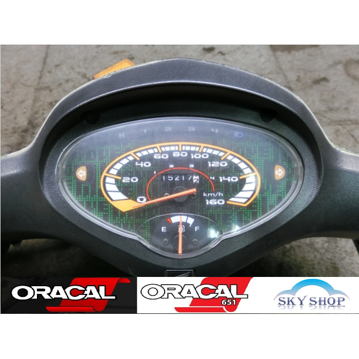 HONDA WAVE 125 STICKER TINTED METER | Shopee Malaysia