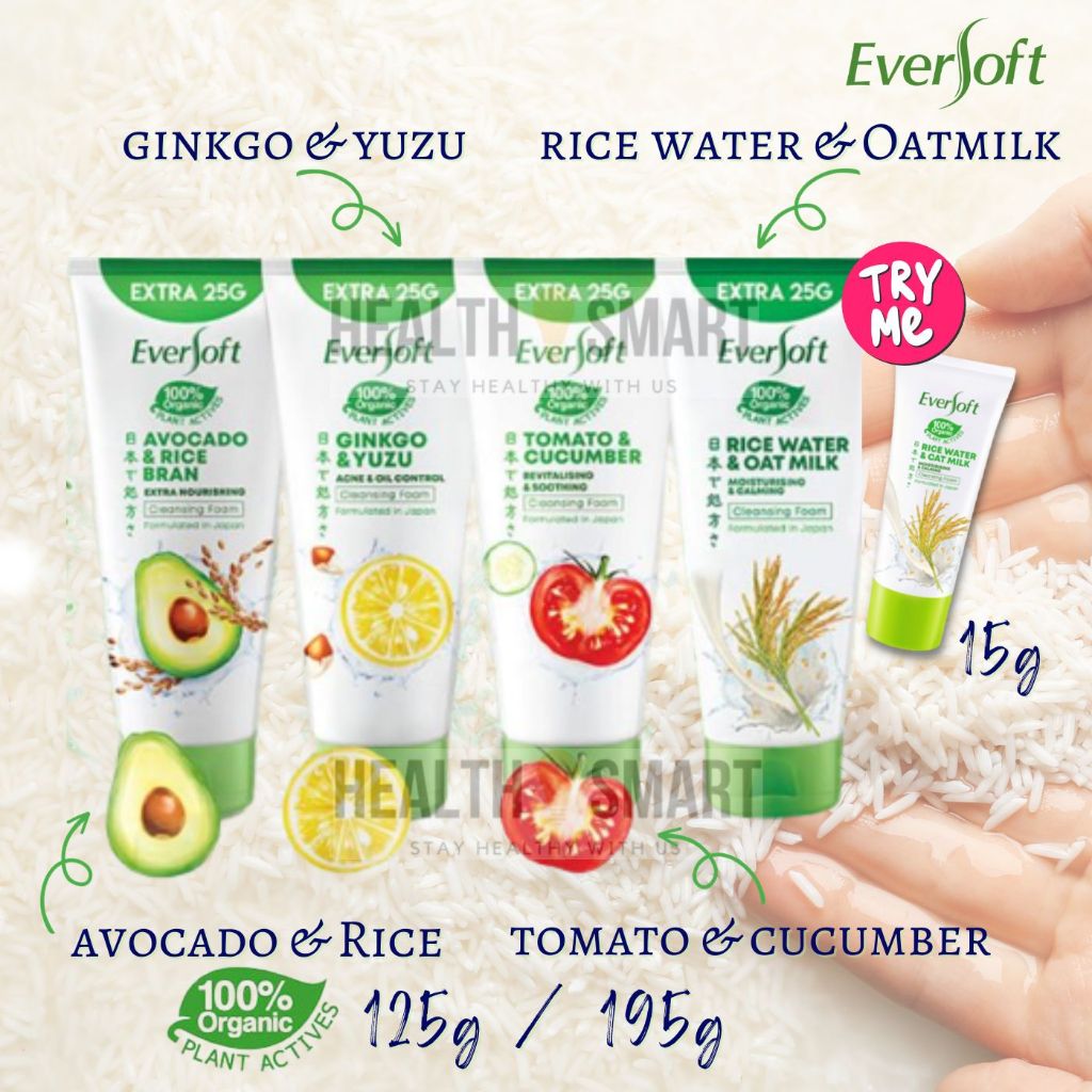 Eversoft Foam Free Extra 25g 195g / Eversoft oil & acne - gingko & yuzu ...