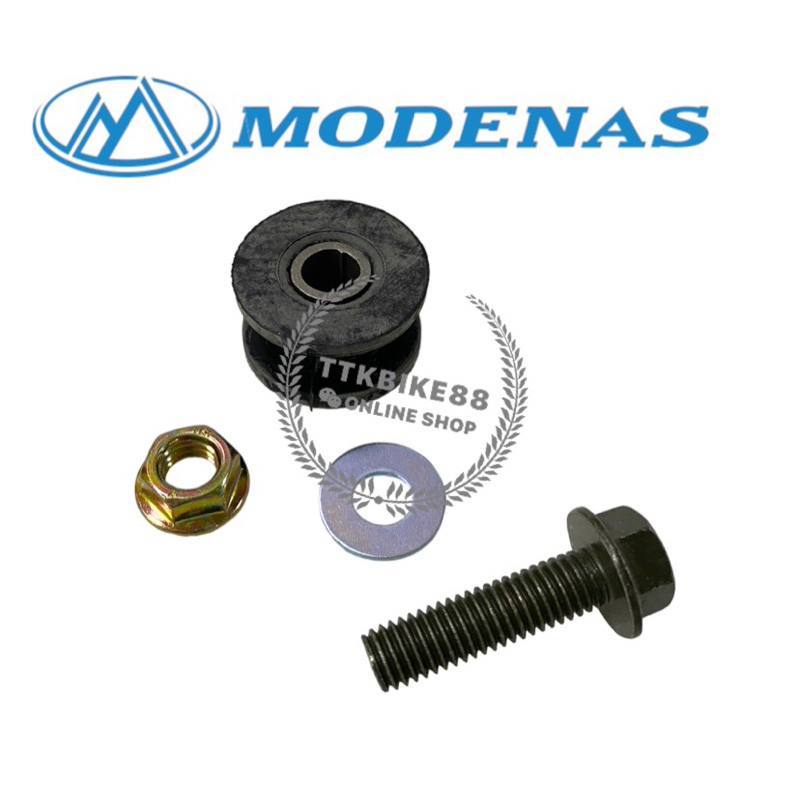 MR3 KRISS110 MODENAS MUFFLER RUBBER BUSH & SCREW FOOTREST BRACKET BUSH ...