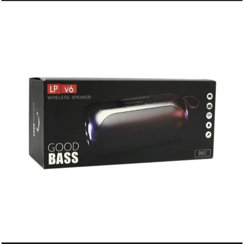 ORIGINAL LP V6 Portable Bluetooth Super Bass Speaker Soundbar Big ...