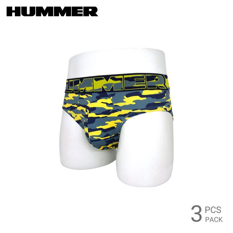 HUMMER (3 Pcs) Men’s Microfibre Spandex Camouflage Mini Extra Size ...
