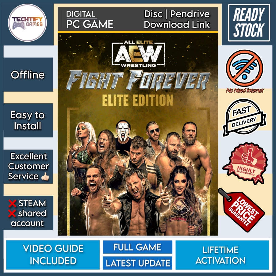[PC Game] AEW: Fight Forever (v1.01 + 2 DLCs) - Offline [Disc ...