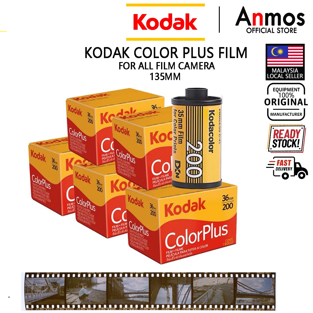 Kodak ColorPlus 200 Color Negative Film (35mm Roll Film) OFFICIAL STOCK ...