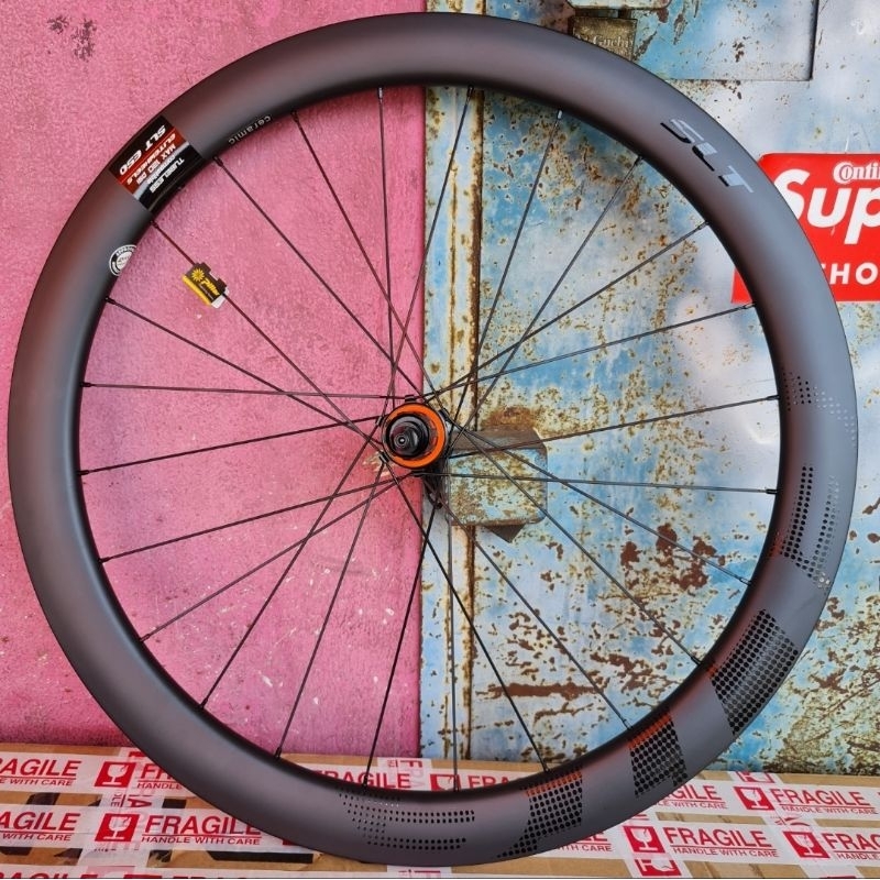 Elite SLT E50 dics carbon wheelset, tubeless ready | Shopee Malaysia
