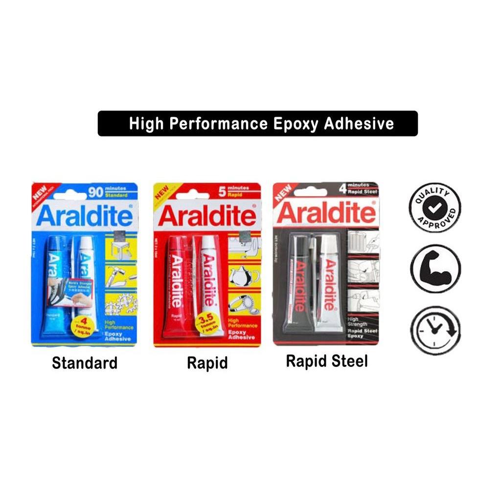 ORIGINAL Araldite Epoxy Glue/Araldite Rapid 5m Epoxy/Araldite Standard ...