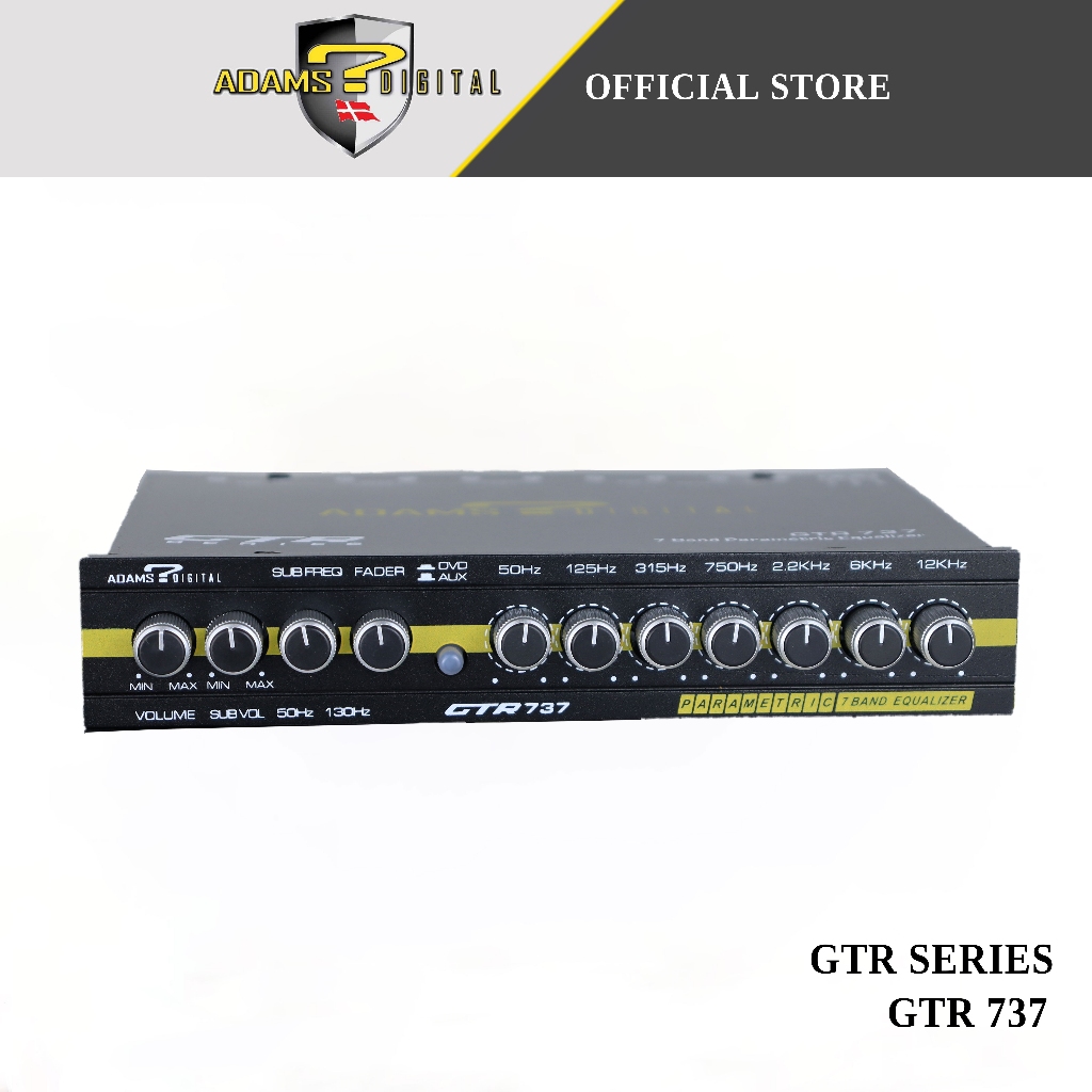 Adams Digital Pre Amp 7 Band Parametric Equalizer GTR-737 (GTR-Series ...