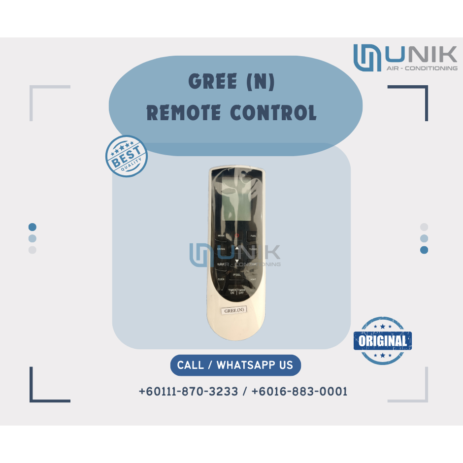 GREE REMOTE CONTROL (BLACK) | Shopee Malaysia