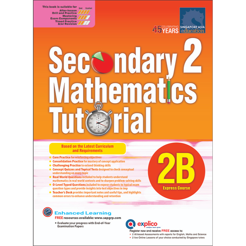 Secondary Mathematics Tutorial 1A - 3B | Topical | Secondary Math ...