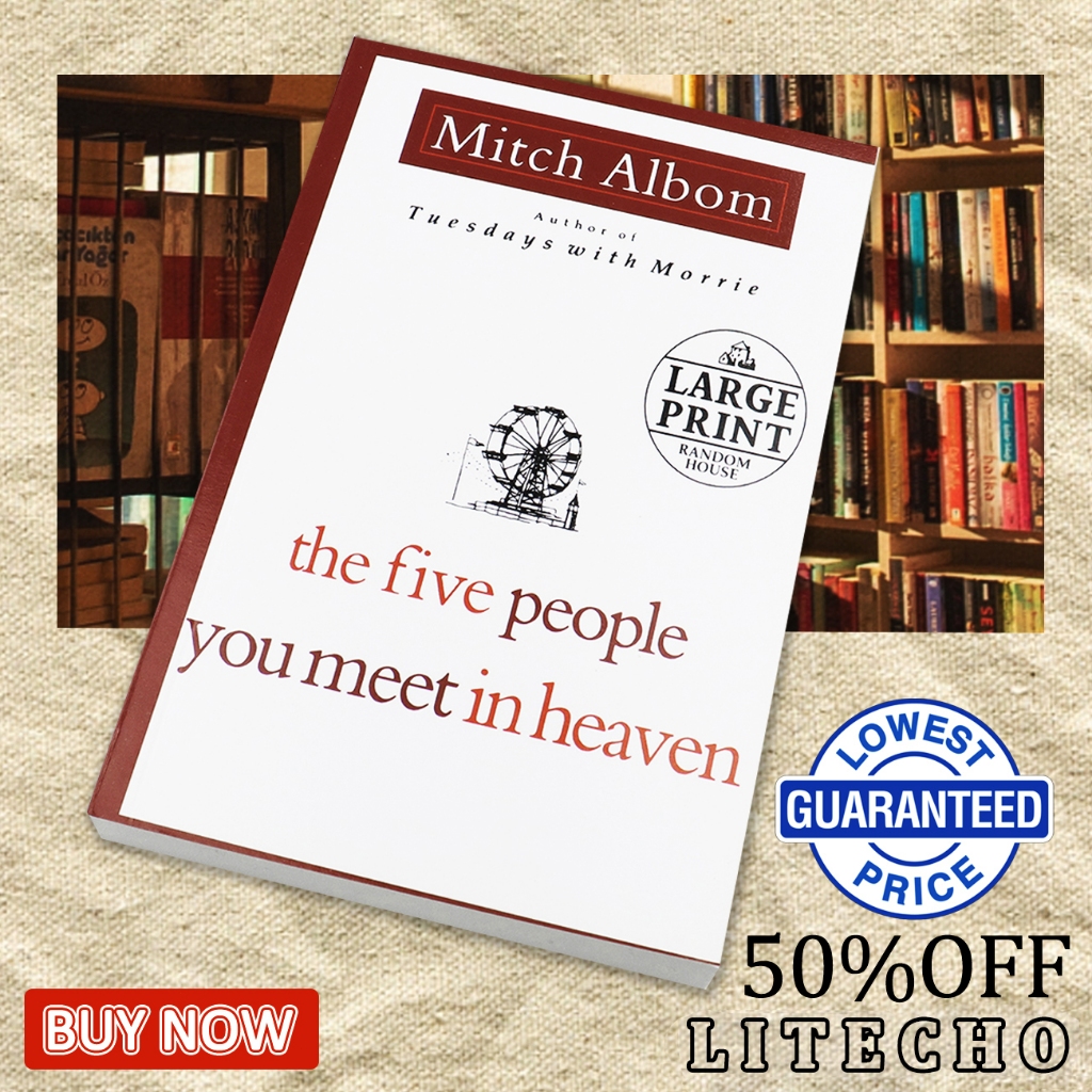The Five People You Meet in Heaven by Mitch Albom Literature novel book ...
