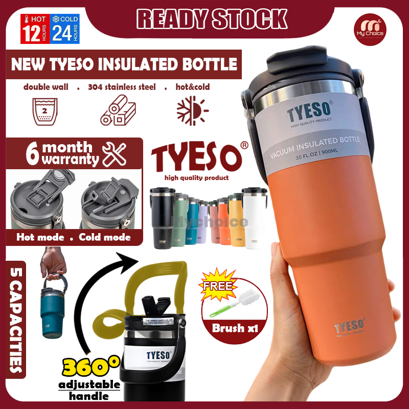 Tyeso Tumbler With Handle 600/750/900/1050/1200ml 304 Stainless Steel ...