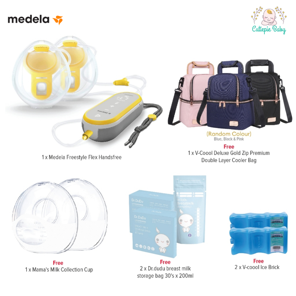 Medela Freestyle Flex/Freestyle Hands-free Double Rechargeble Electric Breast Pump | Shopee Malaysia