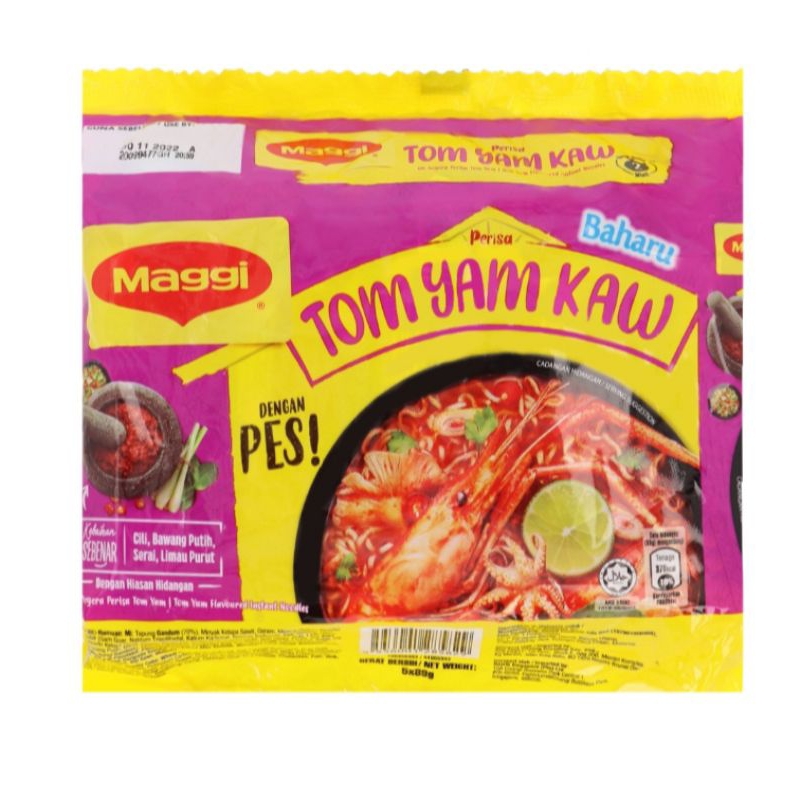 MAGGI PERISA TOMYAM KAW KAW NOODLES 5X89g | Shopee Malaysia