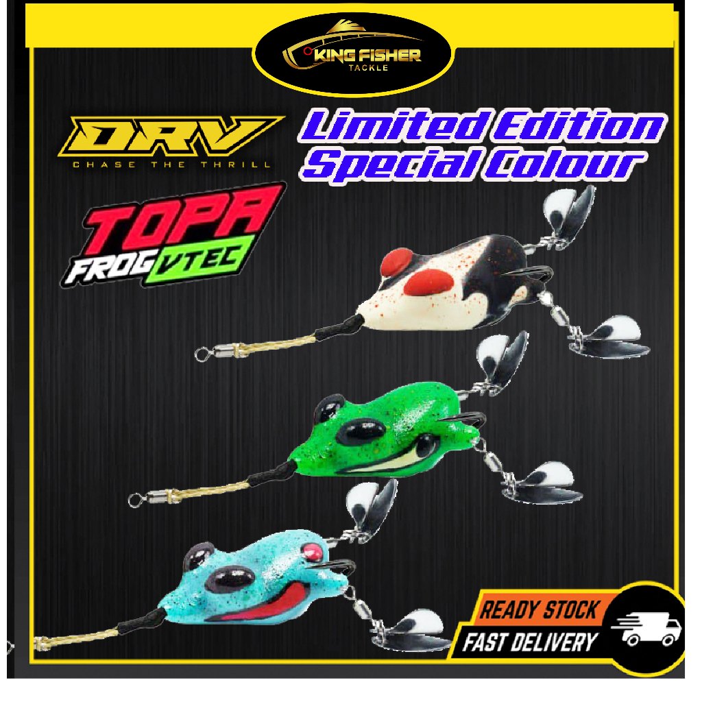 KFT DRAVE Topa Frog Vtec Topa SS Soft Frog Double Blade Single Skirt ...