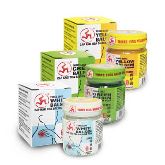 Three Legs Balsem 36g - Yellow / Green / White Balsem | Shopee Malaysia