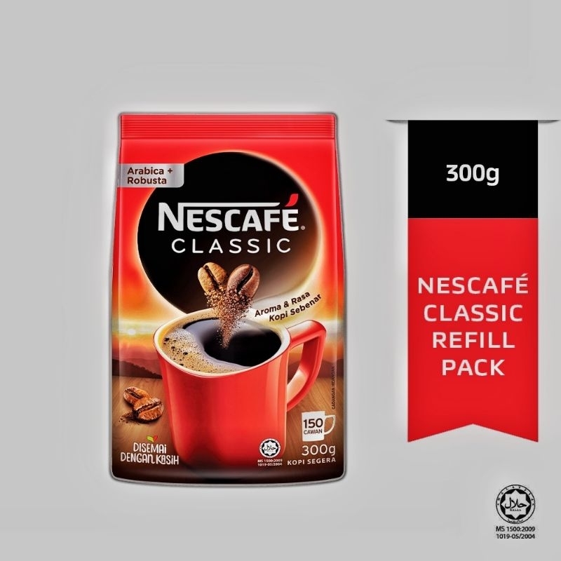 NESCAFE Classic Refill Pack 300g | Shopee Malaysia