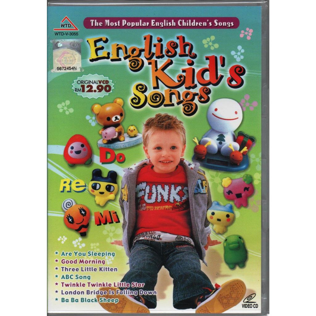 VCD - English Kid's Songs - Do Re Mi ( The Most Popular English ...