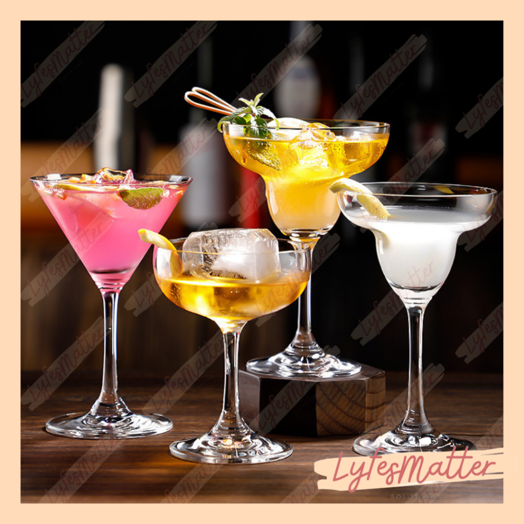 READY STOCK Cocktail Glass/Margarita Glass Martini Glass 120ml Shot ...