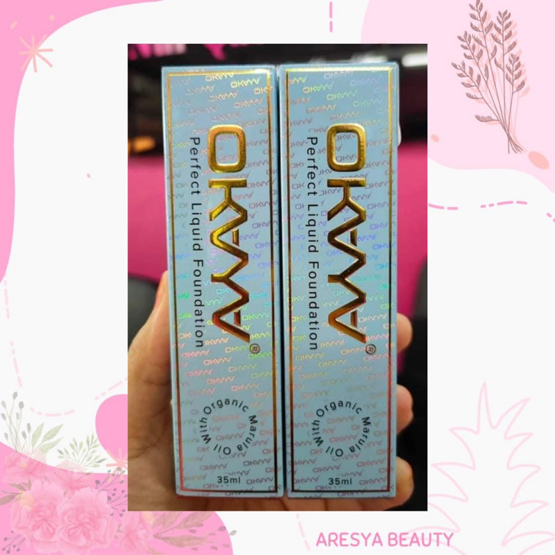 OKAYA PERFECT LIQUID FOUNDATION LIGHT MEDIUM 35ML MUA BELLAZ | Shopee ...