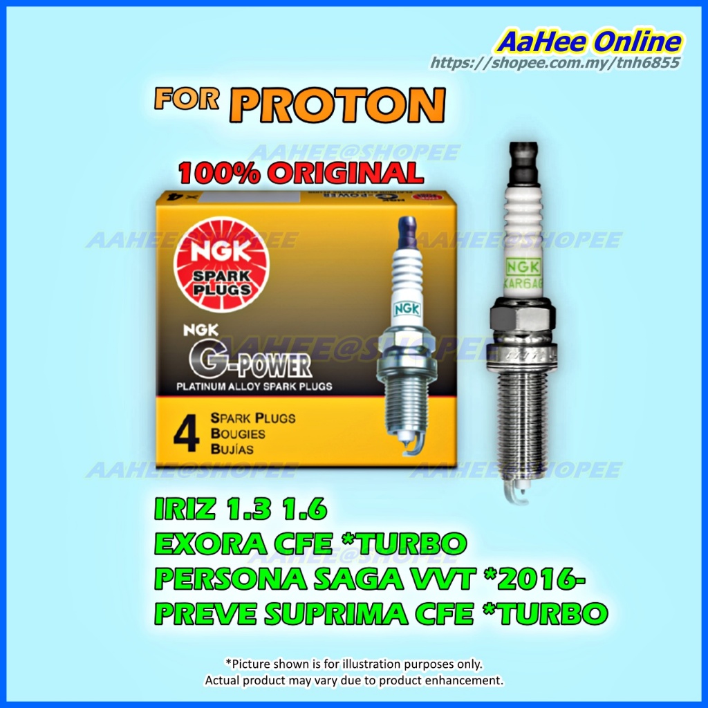 NGK G-POWER Platinum Spark Plug for Proton EXORA CFE PREVE Turbo IRIZ ...