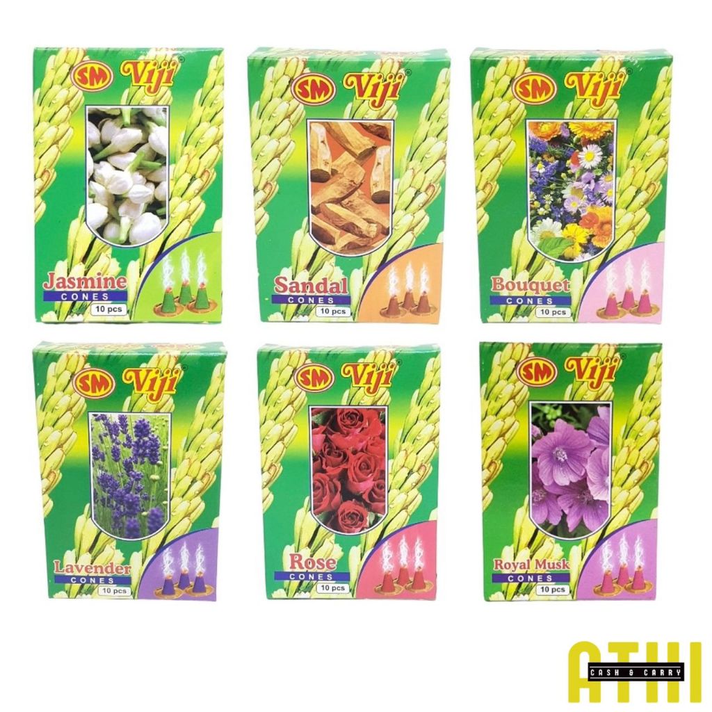 VIJI CONES/ SANDAL/BOUQUET/LAVENDER/ROYAL MUSK/JASMINE/ROSE | Shopee ...